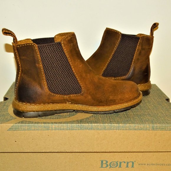 Born | Shoes | Womens Born Talyn Brown Glazed Ginger Suede Leather Slip ...